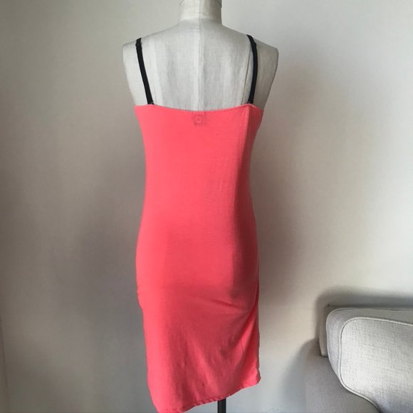 Roxy | Dresses | Roxy Neon Pink Bodycon Mini Dress | Poshmark